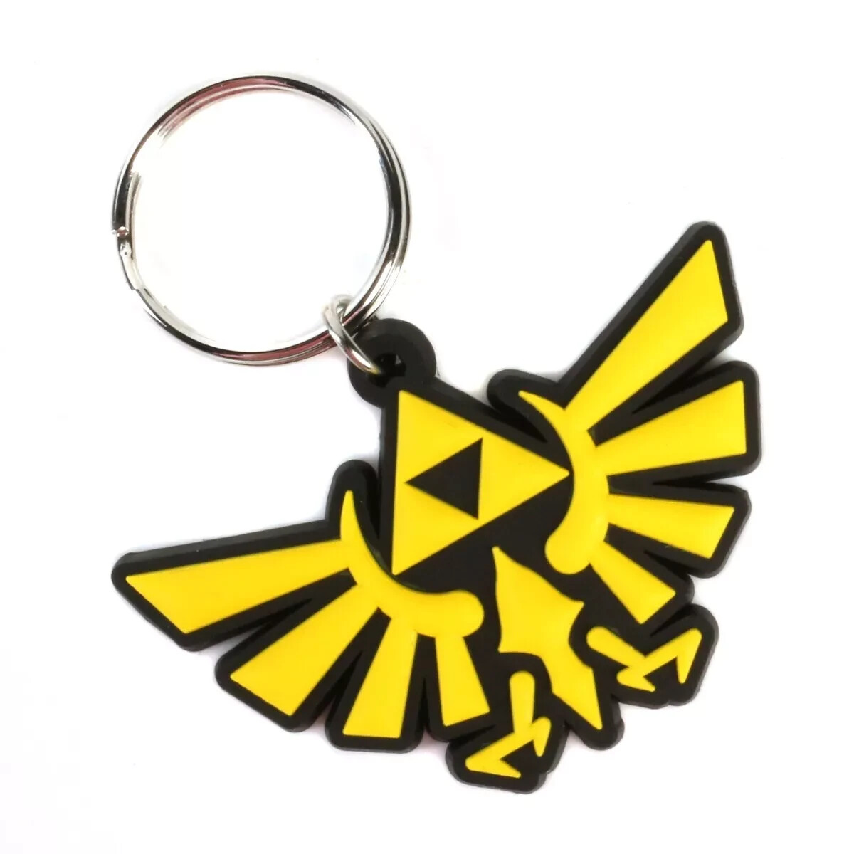 Legend of Zelda Emblem Keyring Royal Tri-Force Crest Logo Nintendo Game ...