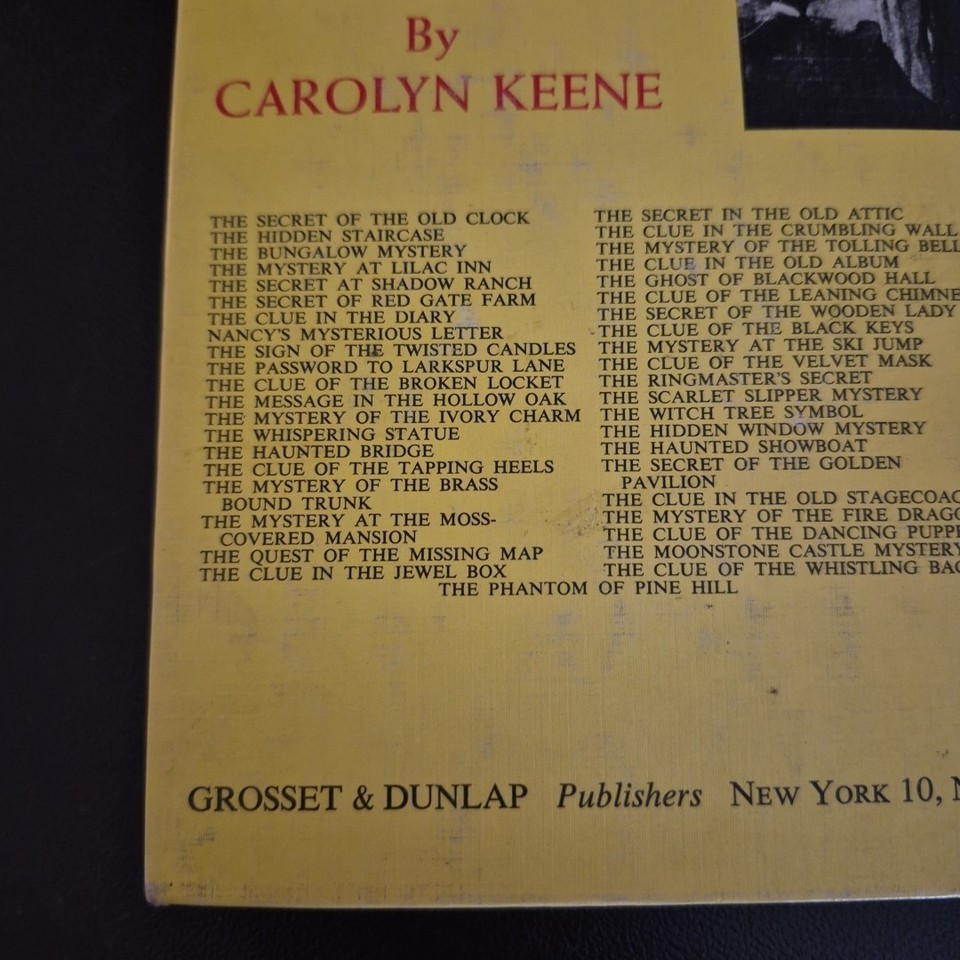 Vintage 1959 The Hidden Staircase Nancy Drew Mystery Stories Book | eBay