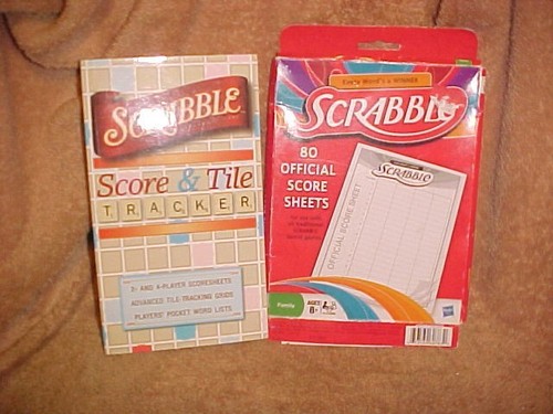 SCRABLE SCORE & TILE TRACKER BOOK + NEW SCORE SHEETS ...