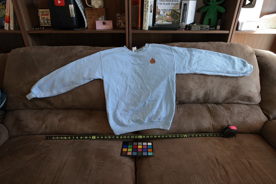 MICHAEL REEVES Actual Clothing he wore (IRS fundraiser) -- nut sweater ...