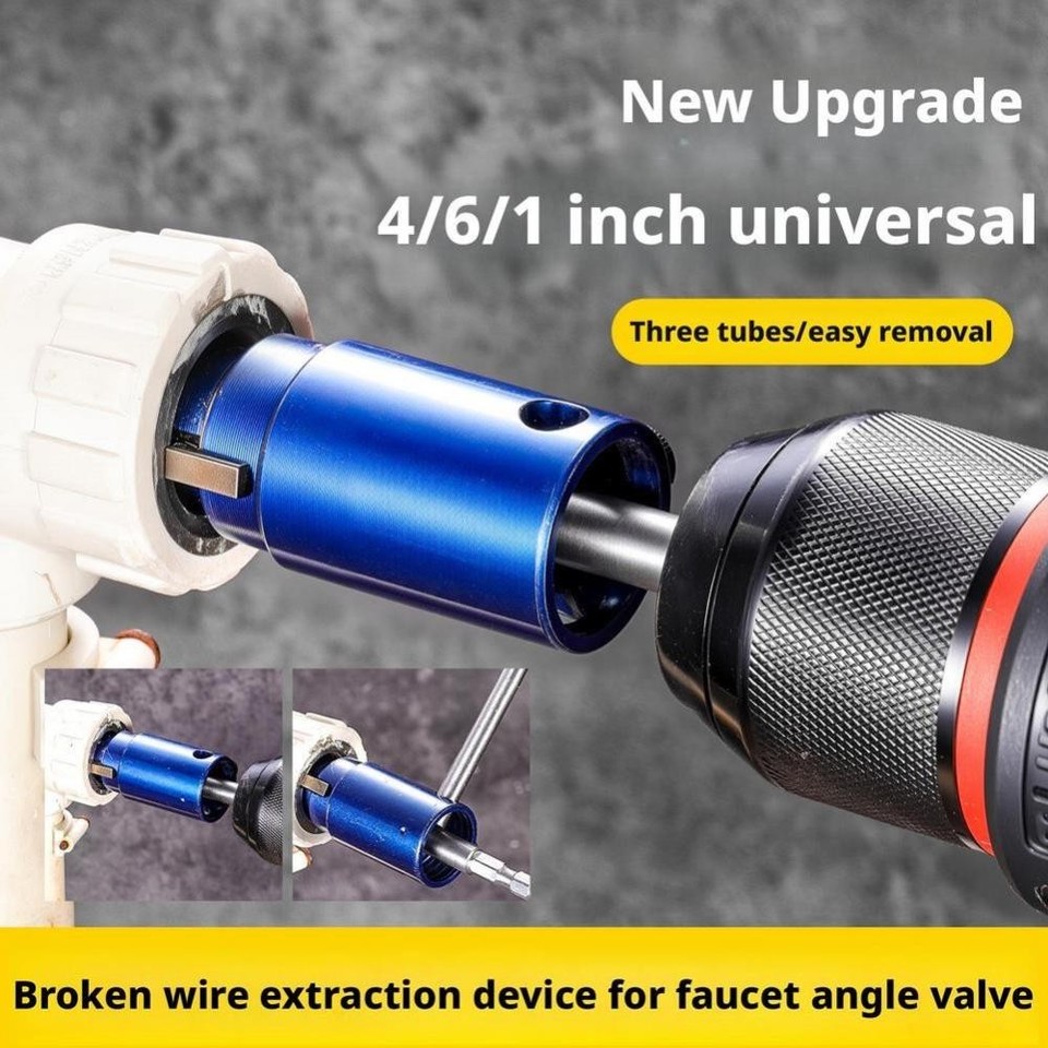 Manual Broken Valve Thread Extractor Tools-Stripped Pipe Extractor Sets ...
