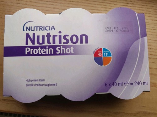 Nutricia Nutrison High Protein Shot Neutral Flavour 40ml x 6 6 Packs ...