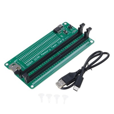 Memory Tester Desktop Computer DDR4 DIMM Memory Test Card with LED ...