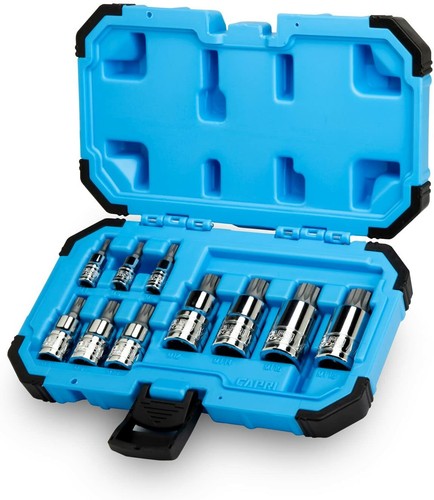 Capri Tools 10pc Triple Square Spline Bit Socket Set BMW VW Audi ...