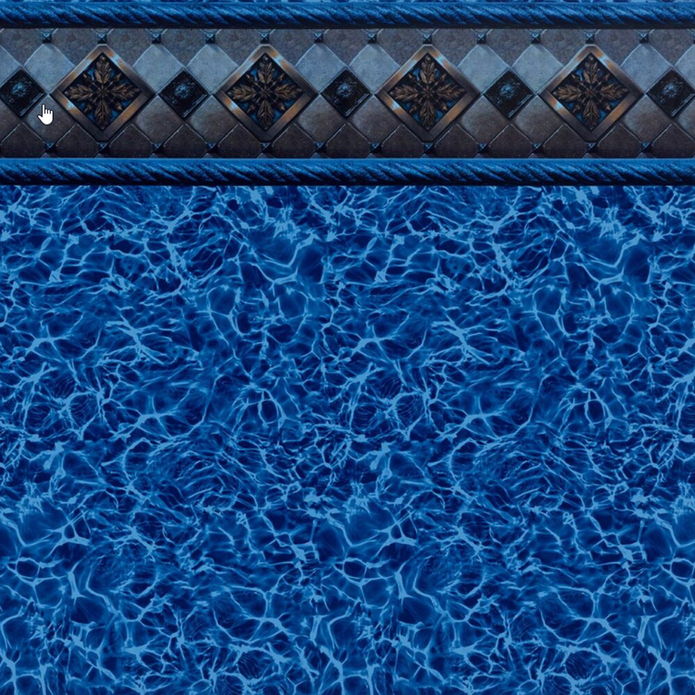 Findlay Blue Bayview 28 Mil Inground Rectangle Swimming Pool Liner ...