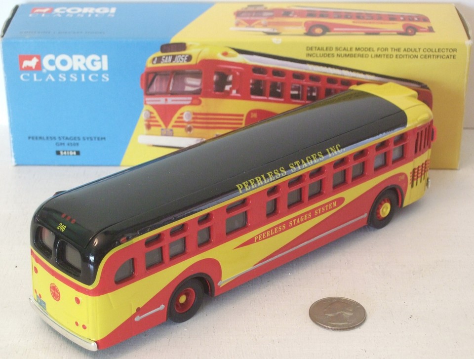 Corgi Peerless Stages System Bus GM4509 54104 New in Box 1/50 scale | eBay