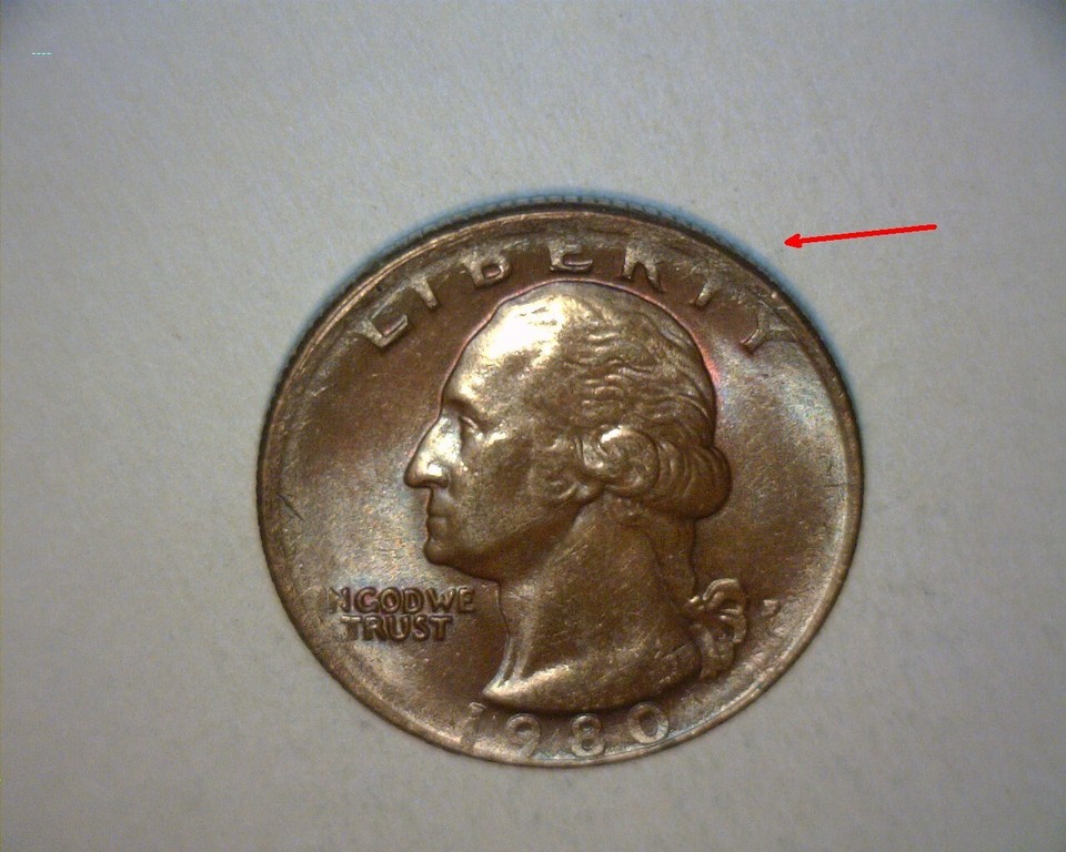 1980 P WASHINGTON QUARTER🌟MISSING THE OBVERSE CLAD LAYER🌟4.8 gr. US ERROR COIN | eBay