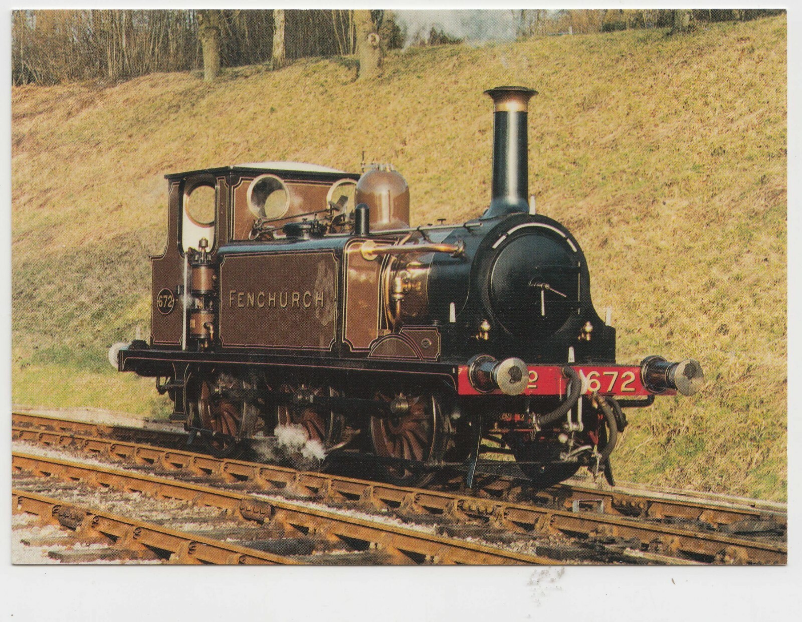 Bluebell Railway; LBSCR Terrier Class No 672 "Fenchurch" PPC Unposted ...