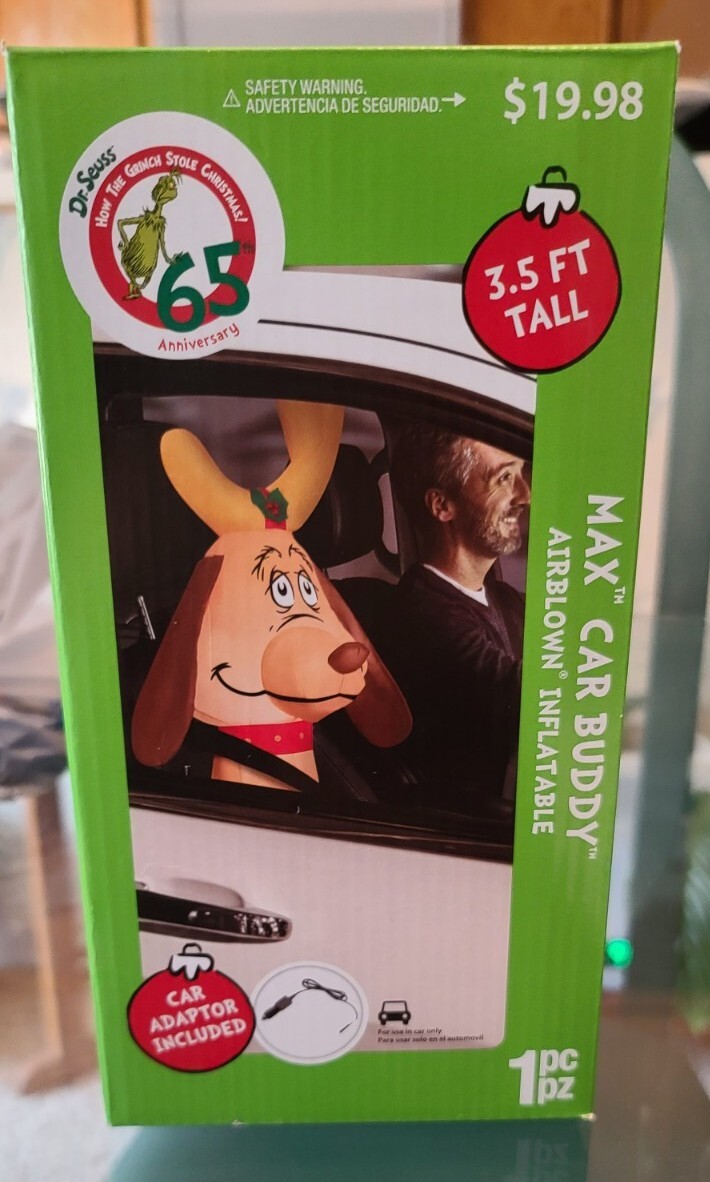 MAX CAR BUDDY AIRBLOWN INFLATABLE 3.5 FT. TALL 65TH ANNIVERSARY New ...