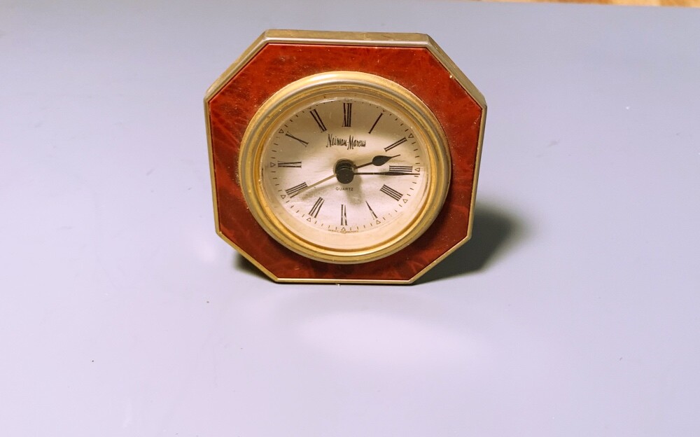NEIMAN MARCUS ALARM CLOCK QUARTZ MOVEMENT WEST GERMANY WORKS GREAT | eBay