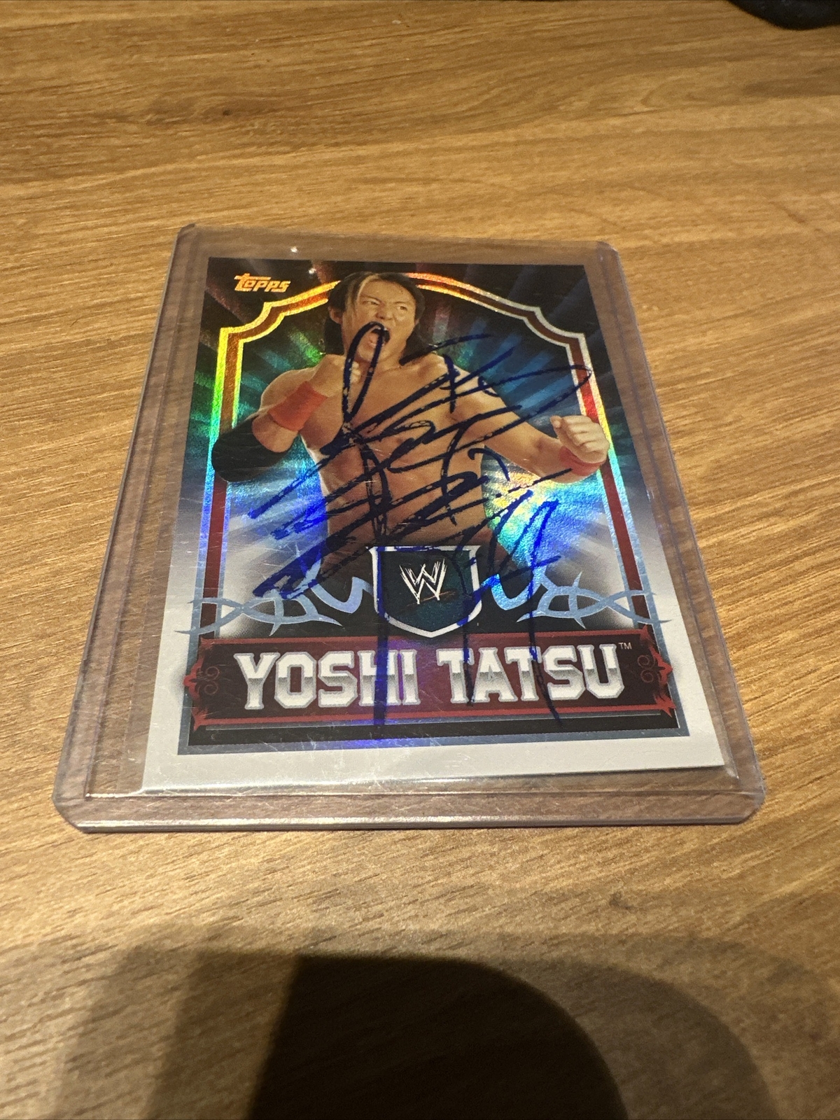 Yoshi Tatsu Autographed Signed Card AUTHENTIC WWE WWF YT2 | eBay