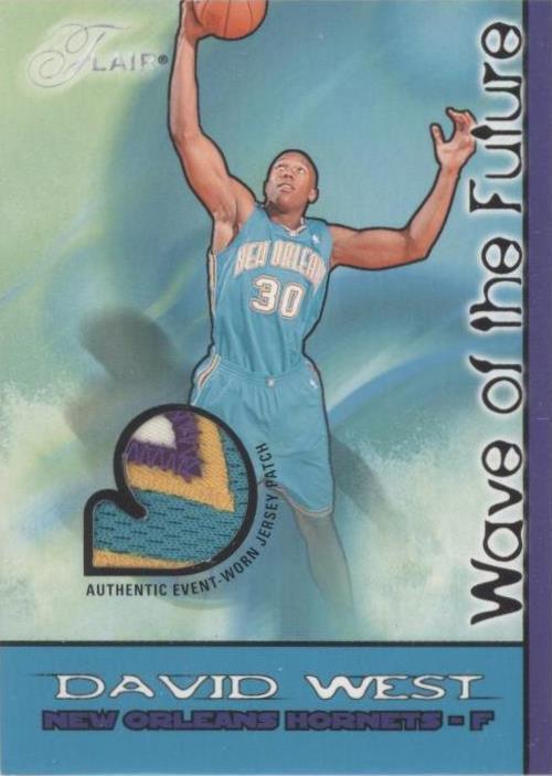 2003-04 Flair - Wave of the Future David West #WOFP-DW2 Game Jersey ...