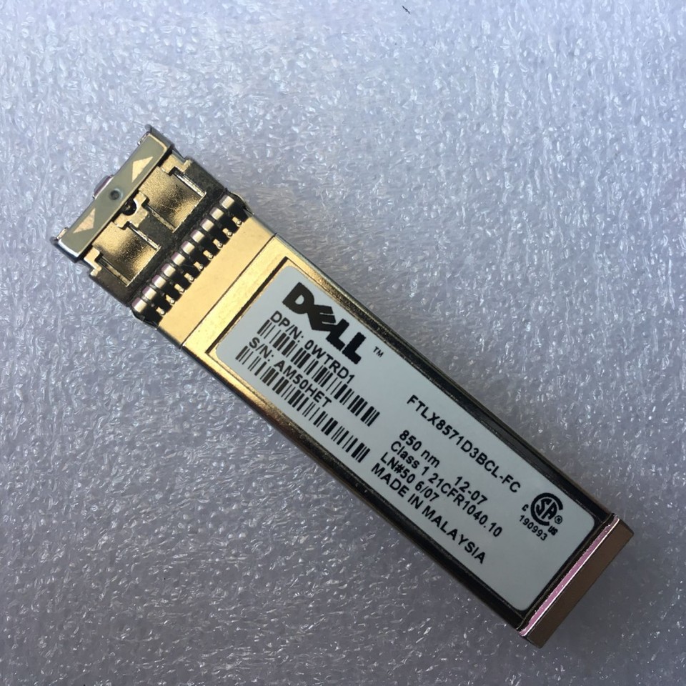 Dell WTRD1 N743D 10G SFP+ SR 850NM SFP Transciever Module FTLX8571D3BCL ...