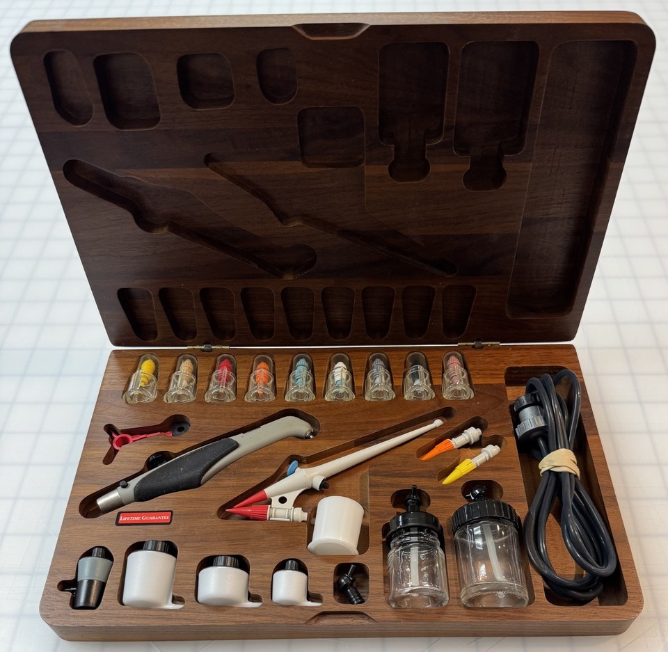 TESTORS A7777 AZTEK AIRBRUSH KIT - TWO AIRBRUSHES Brand New | eBay