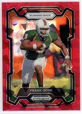 Frank Gore 2024 Panini Prizm Draft Picks #79 Miami Hurricanes 49ers Red ...