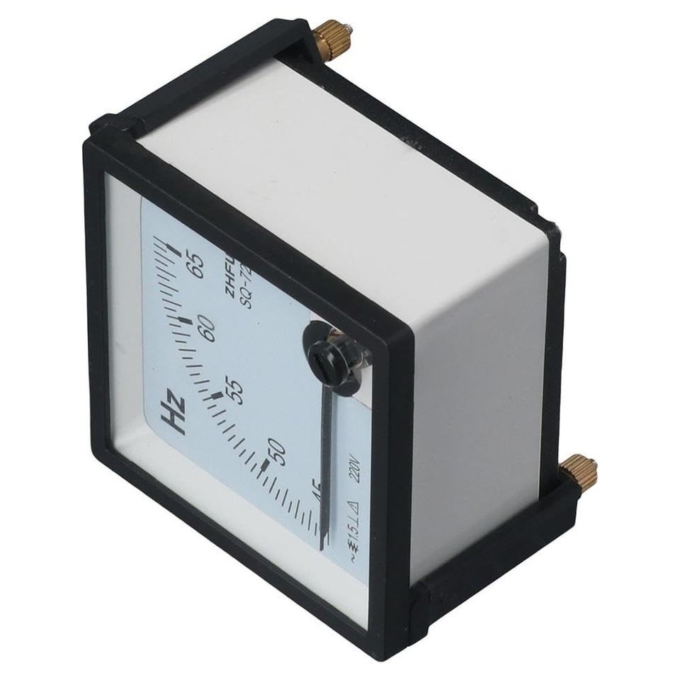 AC Frequency Meter,Frequency Panel Meter,Pointer Type Analog and black ...