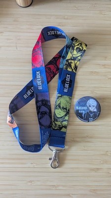 Blue Lock Lanyard And Button Pin Anime Expo 2024 Exclusive | eBay