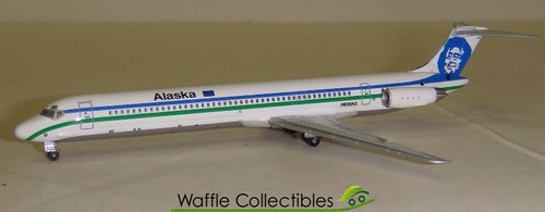 1:400 Jet-X Alaska Airlines MD-83 N930AS 6734 JX079 Airplane Model | eBay