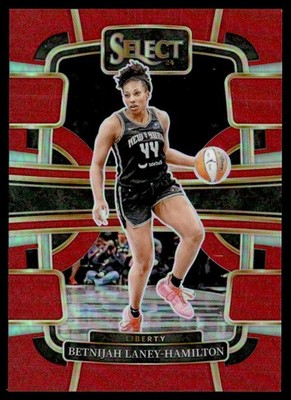 2024-25 Select WNBA Red Prizms Betnijah Laney-Hamilton 005/149 New York ...