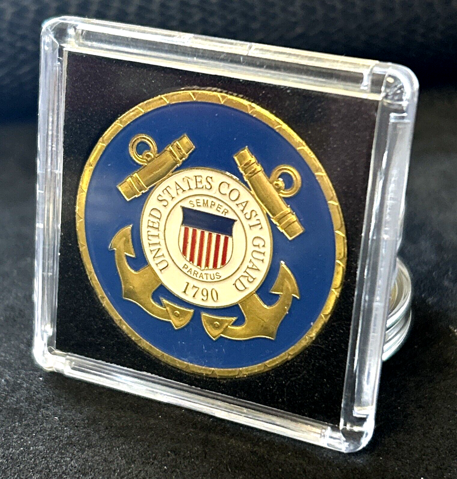 MARITIME LAW ENFORCEMENT Challenge Coin USCG-US Coast Guard Gold New ...
