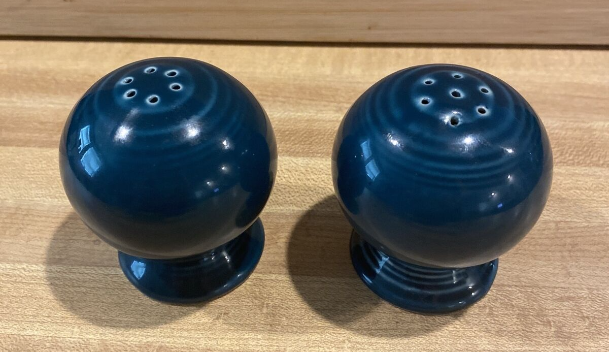 Fiesta Juniper Salt & Pepper Set (Intro 1999) by Homer Laughlin (Only 1 ...