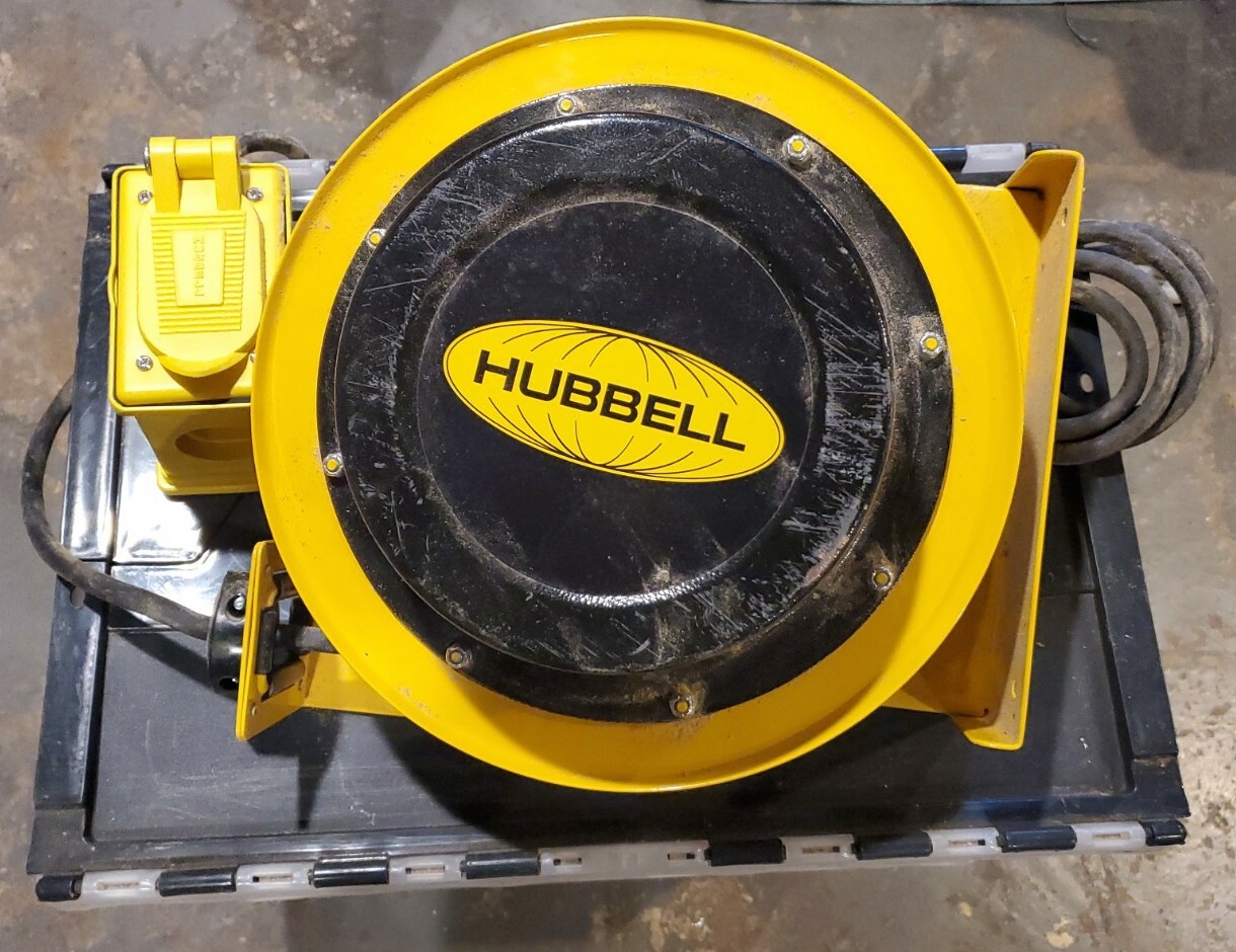 Hubbell HBL45123R220 Industrial Power Cord Reel for sale online | eBay