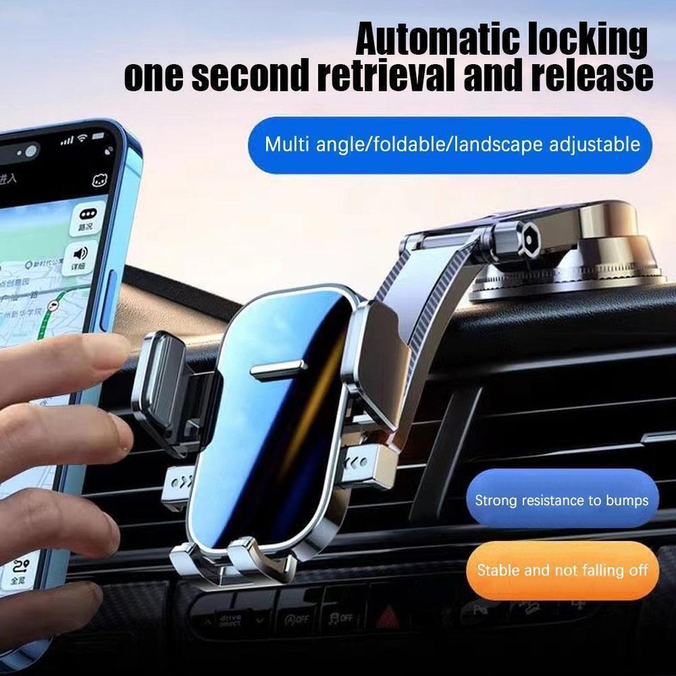 360° Rotatable Car Phone Holder For Dashboard And G1KD Cup Cell Suction ...