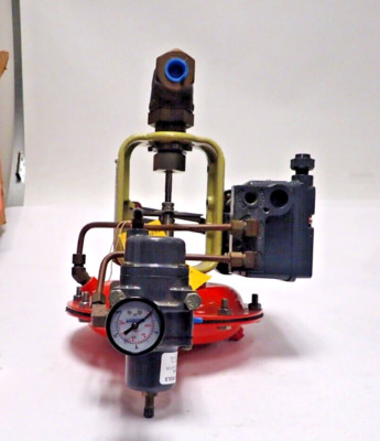 FISHER 32-24-588 CONTROL VALVE w/ 3660 VALVE POSITIONER & 67-CFR-362 ...