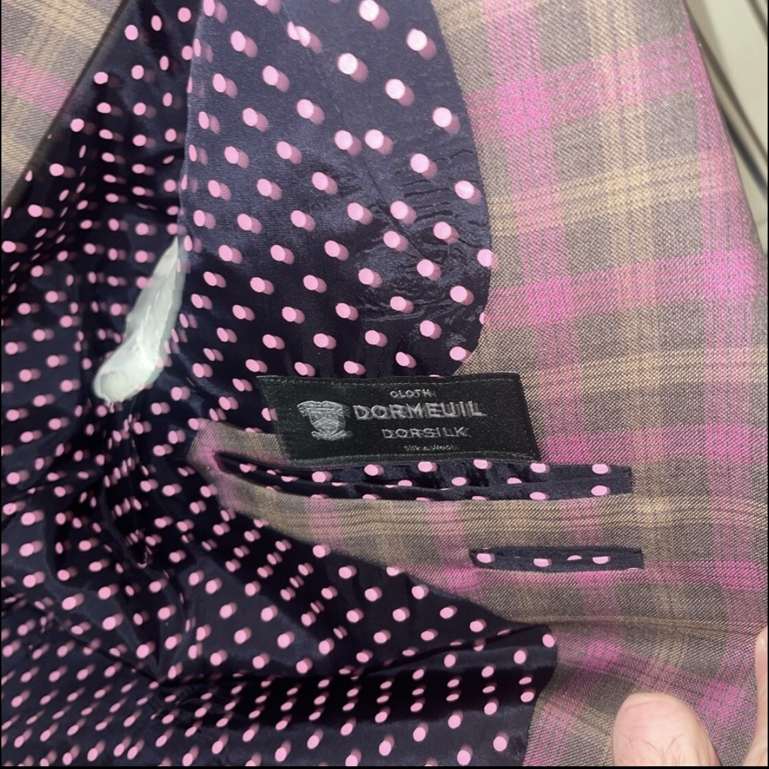 Martin Greenfield Clothiers Ercole’s Bespoke Men’s Custom Silk Suit 42R ...