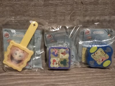 Spongebob Friend Or Foe Burger King Kids Toys Set Of 3 | eBay