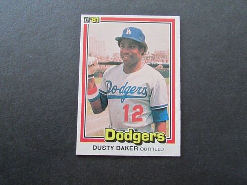 1981 Donruss Baseball Set Break Card #179 Dusty Baker | eBay