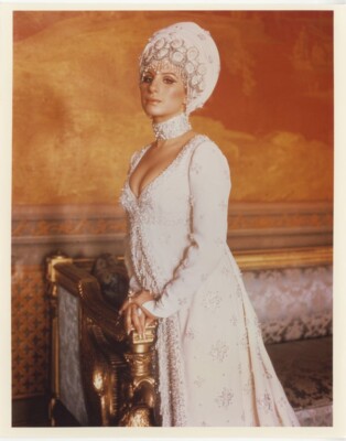 Barbra Streisand On A Clear Day You Can See Forever White Gown Vintage ...