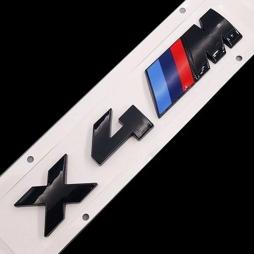For BM X4 Series X4M Number Letters Rear Trunk Badge Emblem Sticker | eBay