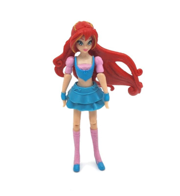 Y2K 2000s Winx Club Jakks Pacific Believix Bloom Articulated Minifigure ...