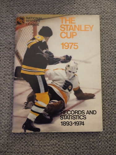 1893-1974 The Stanley Cup Records and Statistics Book NHL Hockey ...