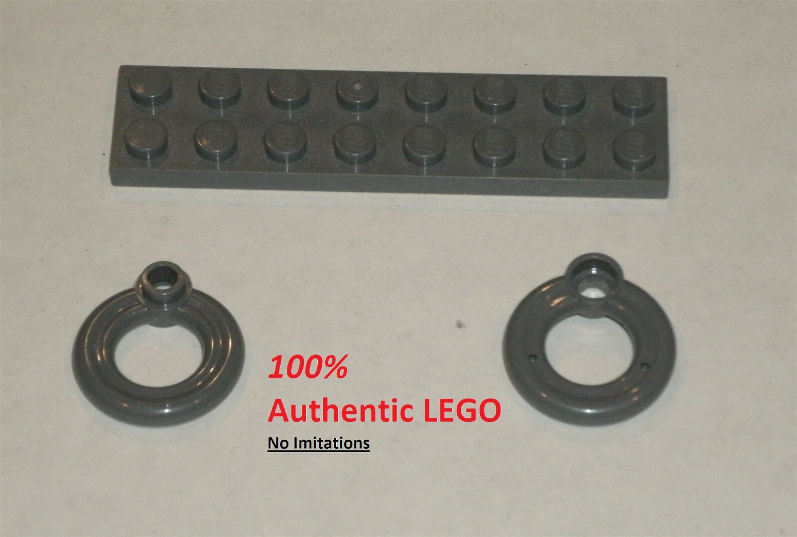 LEGO NEW Dark Stone Grey Lifebuoy (2x) 6198035 Brick 30340 | eBay