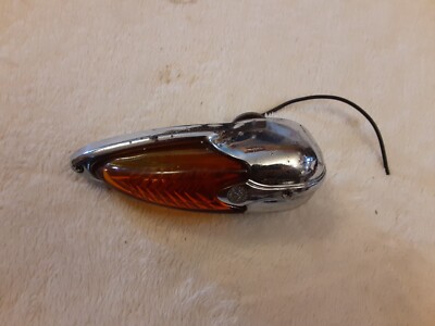 Vintage Yankee Turn Master Amber Glass Turn Signal Light Rat Hot Rod ...
