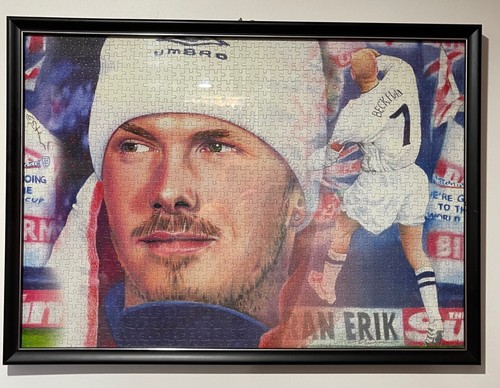 Over 1000 Piece David Beckham Jigsaw Puzzle Made England Soccer Star ...
