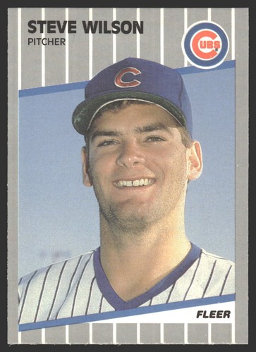 Steve Wilson #U-82 1989 Fleer Update Chicago Cubs | eBay
