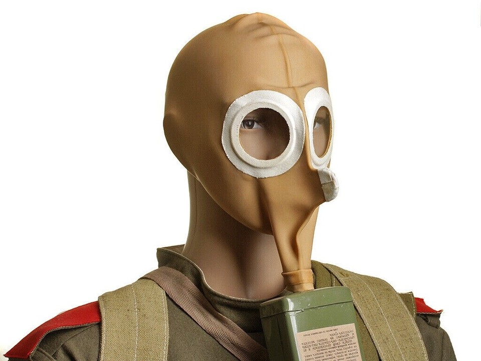 RUSSIA WWI ZELINSKY-KUMMANTA GAS MASK (No BOX) 1915, REPLICA | eBay