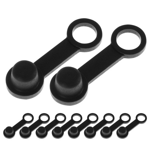 15 Pcs Rubber Grease Cap Brake Line Plug Bleeder Screw Air Screen Caps ...