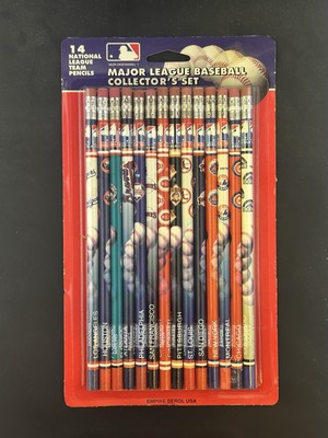 MLB Baseball Collector's Set Of 14 NATIONAL LEAGUE Team Pencils 1993 In ...