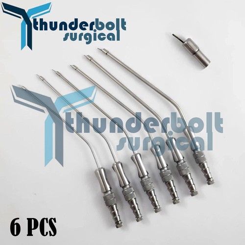 6 PCs Set Frazier Suction Tubes With Ball Tip 6 To 12 Fr Surgical ...