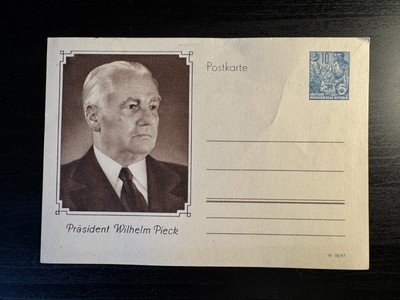 Germany / Deutschland - PSC Postal Stationery Card Wilhelm Pieck | eBay