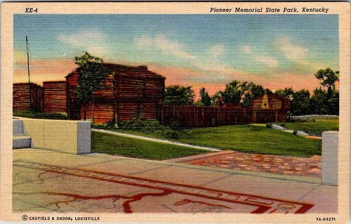 Postcard PARK SCENE Harrodsburg Kentucky KY j/09 AL0882 | eBay