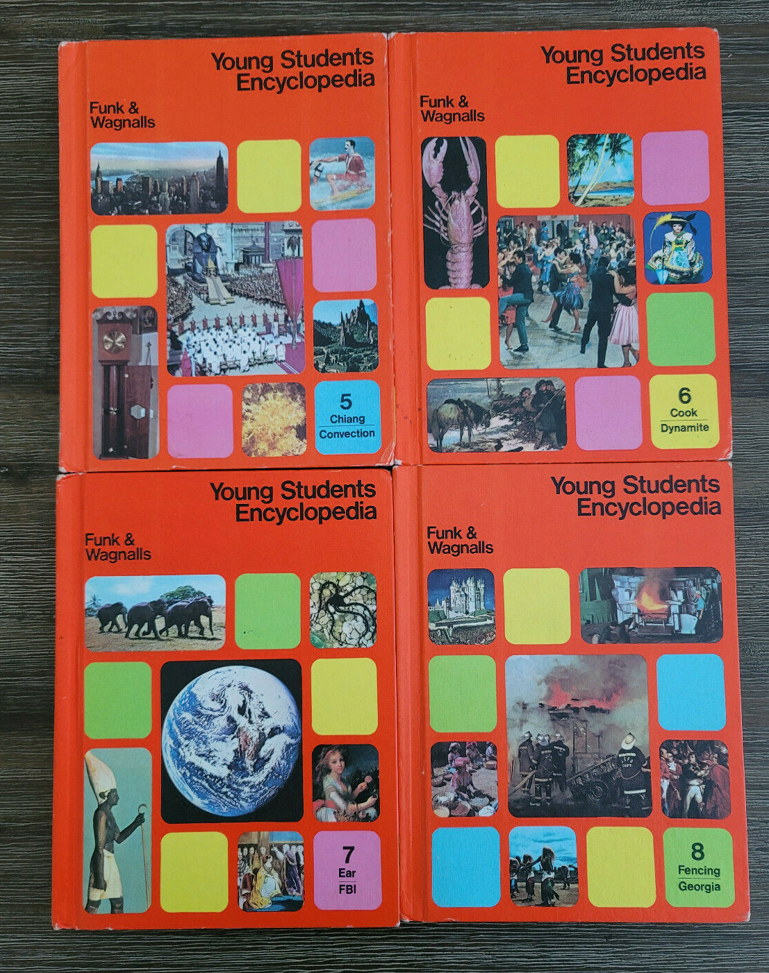 1972-73 YOUNG STUDENTS ENCYCLOPEDIA COMPLETE SET 1-20 HARDCOVER FUNK ...