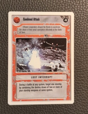 Star Wars CCG Combined Attack white border MINT | eBay.de