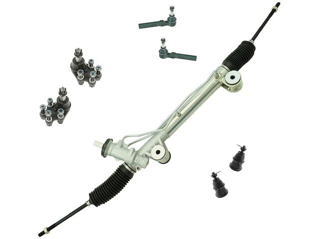 71XQ13W Front Steering Rack Ball Joint Tie Rod Kit Fits Chevy Silverado ...