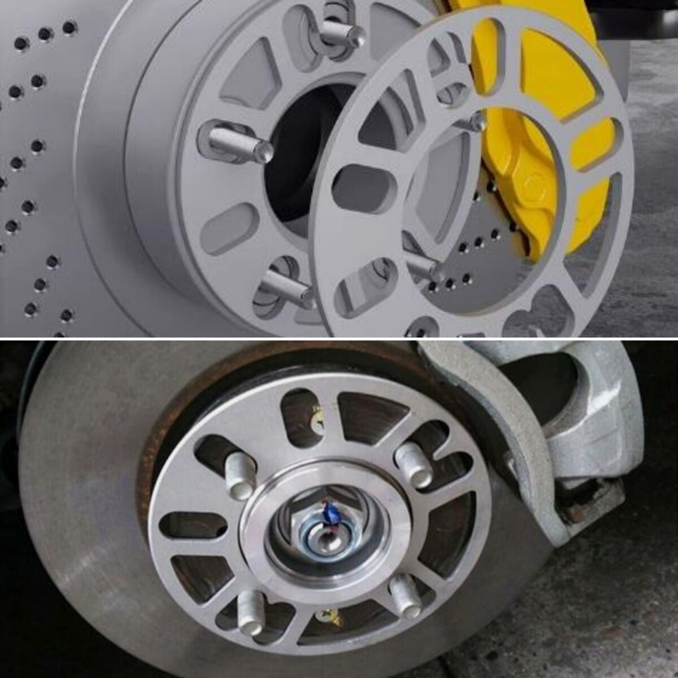 4Pcs Universal Wheel Spacers 10mm Thick 4X100 4X114.3 5x105 5x115 5x114 ...