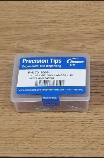 Nordson EFD Precision Tips 15ga 7018068 Amber 50 Pcs for sale online | eBay